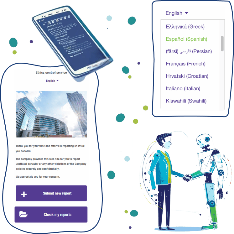 Features: Secure and Modern Internal Reporting Channels | Ethicontrol