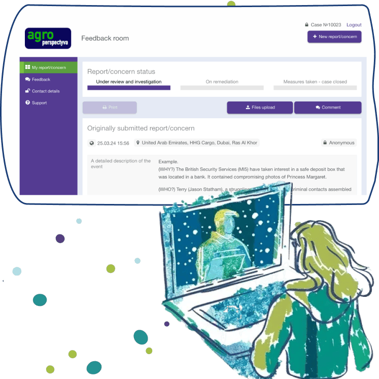Features: Secure and Modern Internal Reporting Channels | Ethicontrol